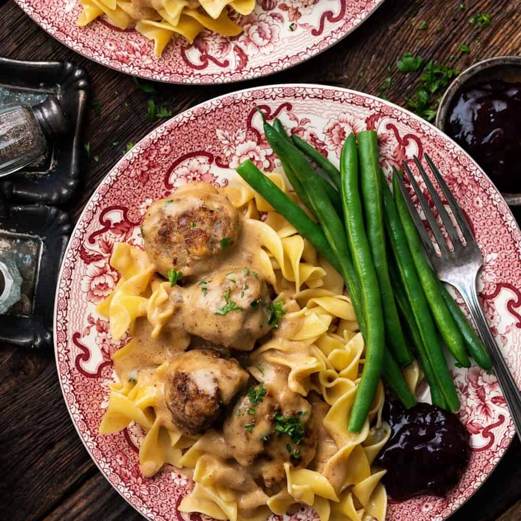 30-Minute Easy Swedish Meatballs and Sauce Recipe - An Edible Mosaic™