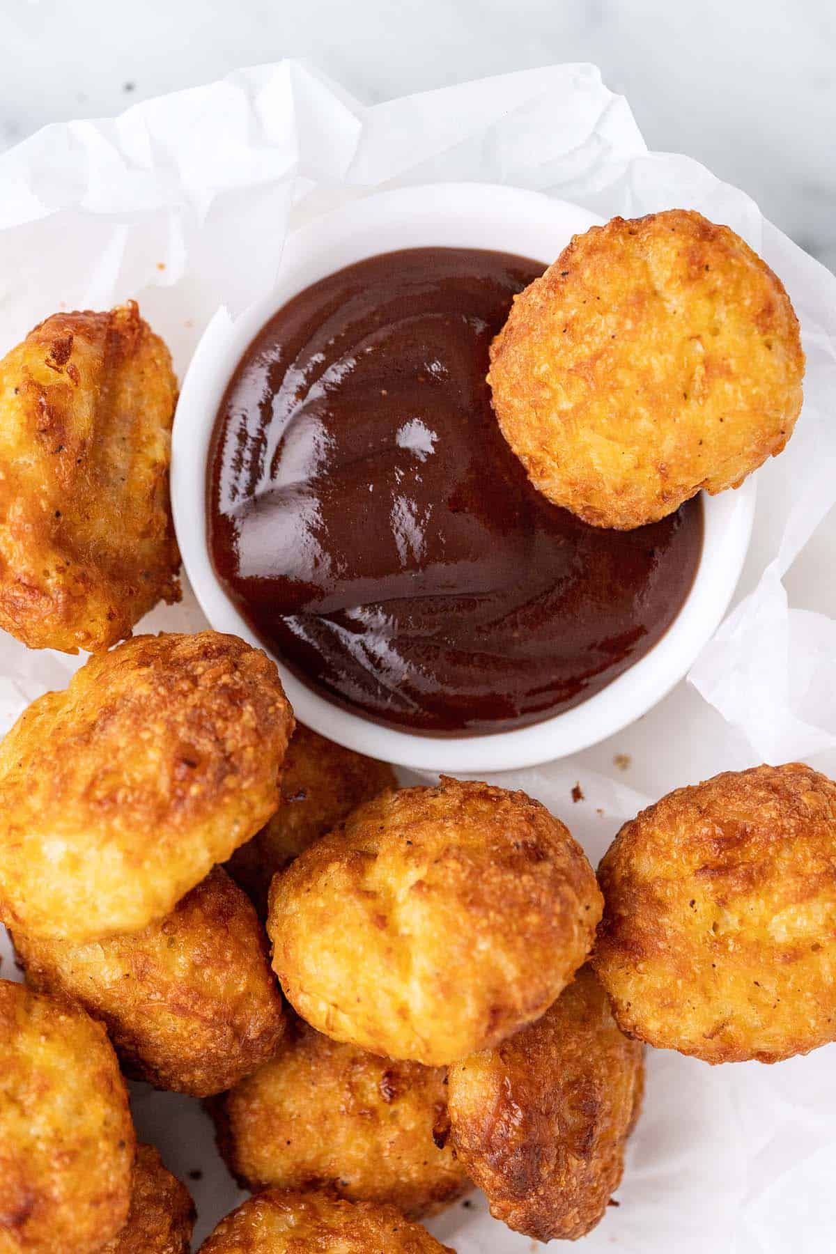 Keto Air Fryer Chicken Nuggets Recipe - An Edible Mosaic™