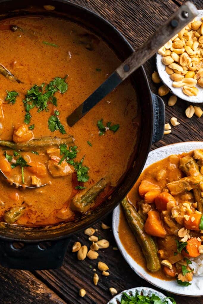 Domoda Recipe (African Peanut Stew) - An Edible Mosaic™