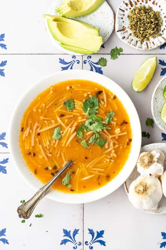 30 Minute Authentic Sopa de Fideo Recipe (Mexican Noodle Soup) - An ...