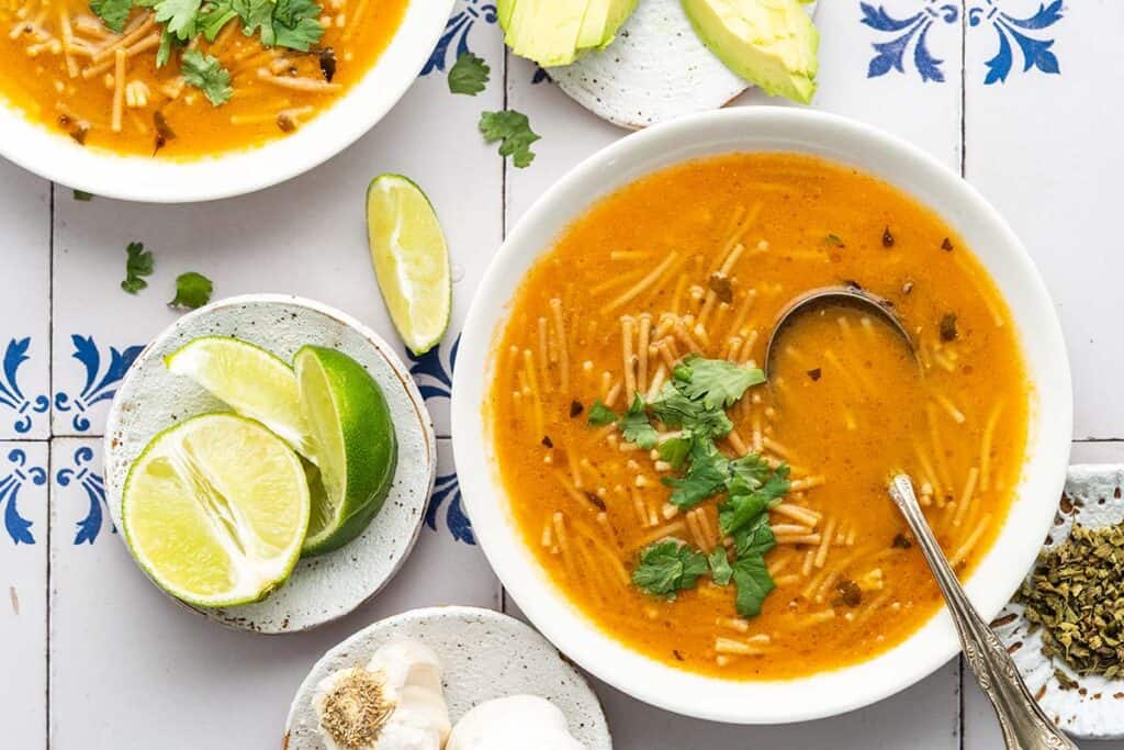 30 Minute Authentic Sopa de Fideo Recipe (Mexican Noodle Soup) - An ...