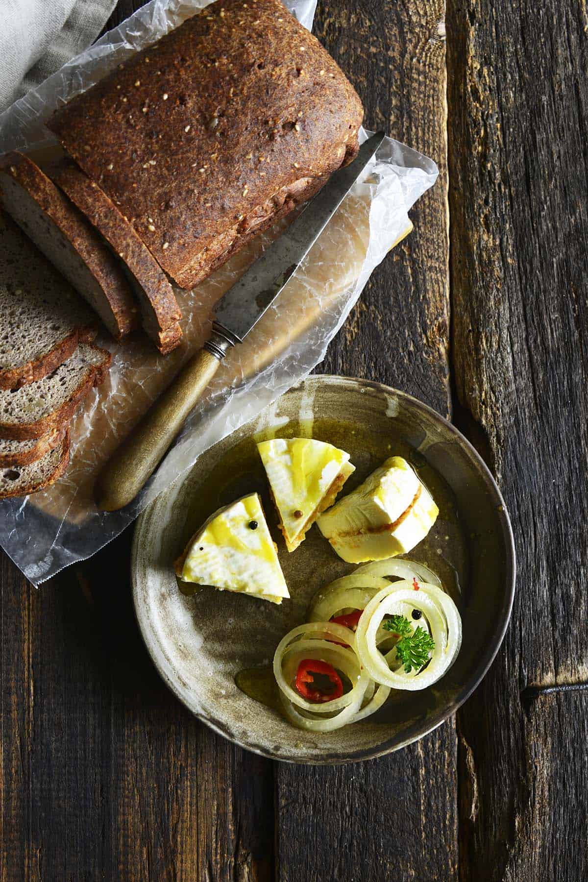 Nakládaný Hermelín Recipe (Czech Pickled Cheese) - An Edible Mosaic™