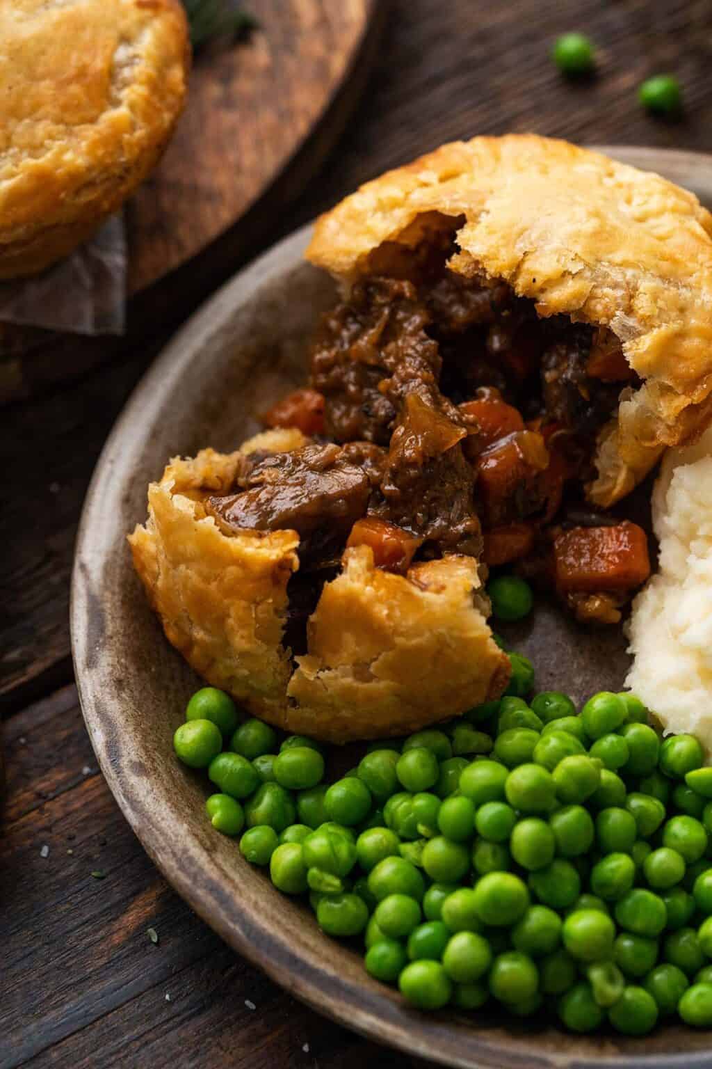 Individual Steak and Ale Pie Recipe - An Edible Mosaic™