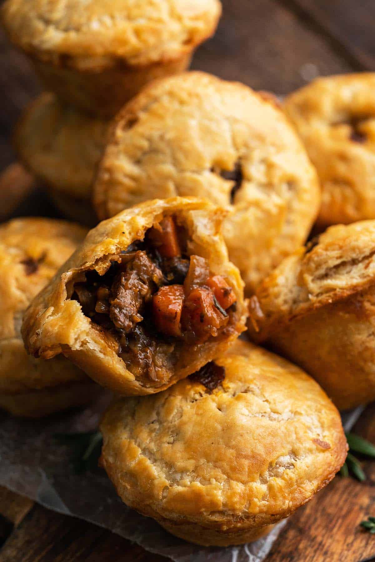 Individual Steak and Ale Pie Recipe - An Edible Mosaic™