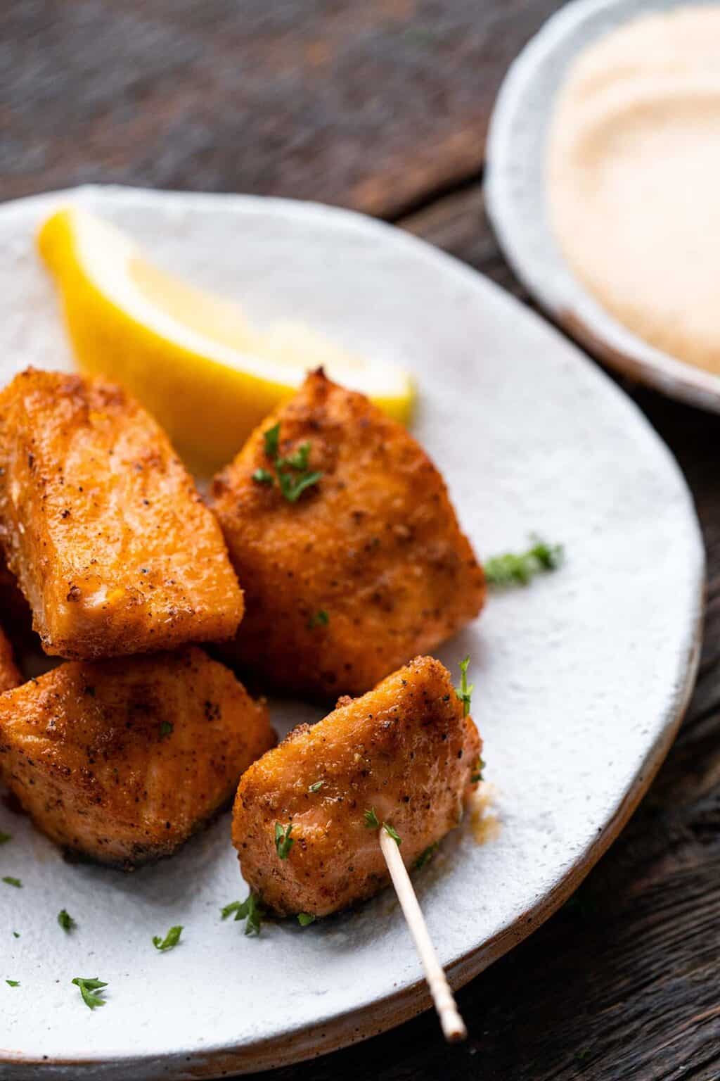 Salmon Bites Recipe - An Edible Mosaic™