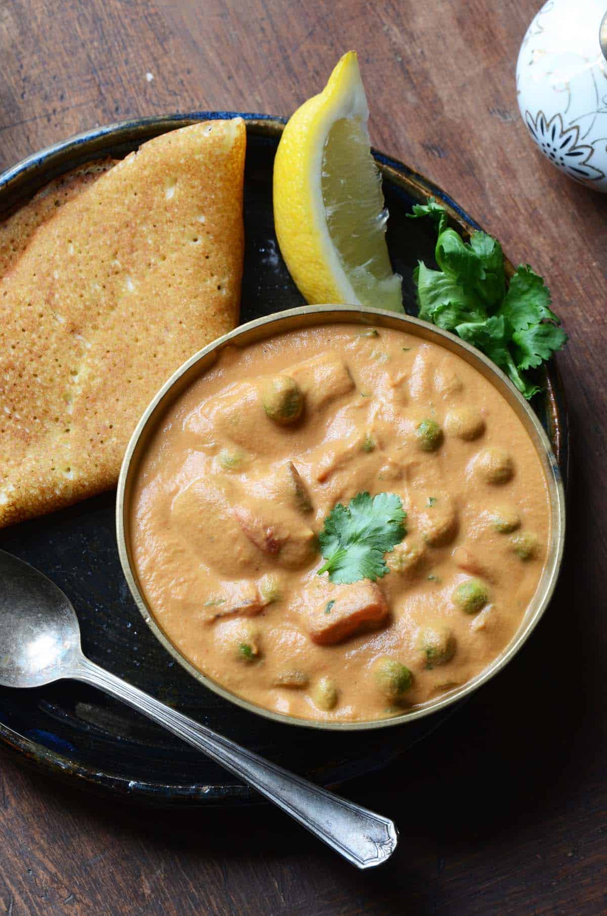 Vegan Mushroom Masala Curry Recipe - An Edible Mosaic™