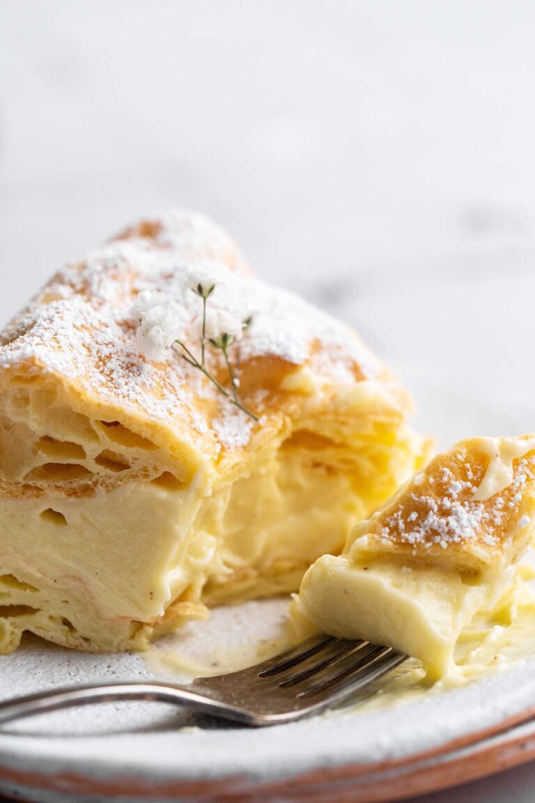 Karpatka (Polish Carpathian Cream Cake Recipe) - An Edible Mosaic™