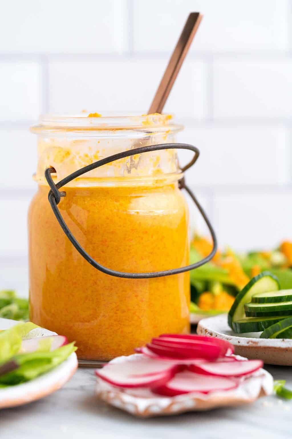 Japanese Carrot Ginger Dressing Recipe - An Edible Mosaic™
