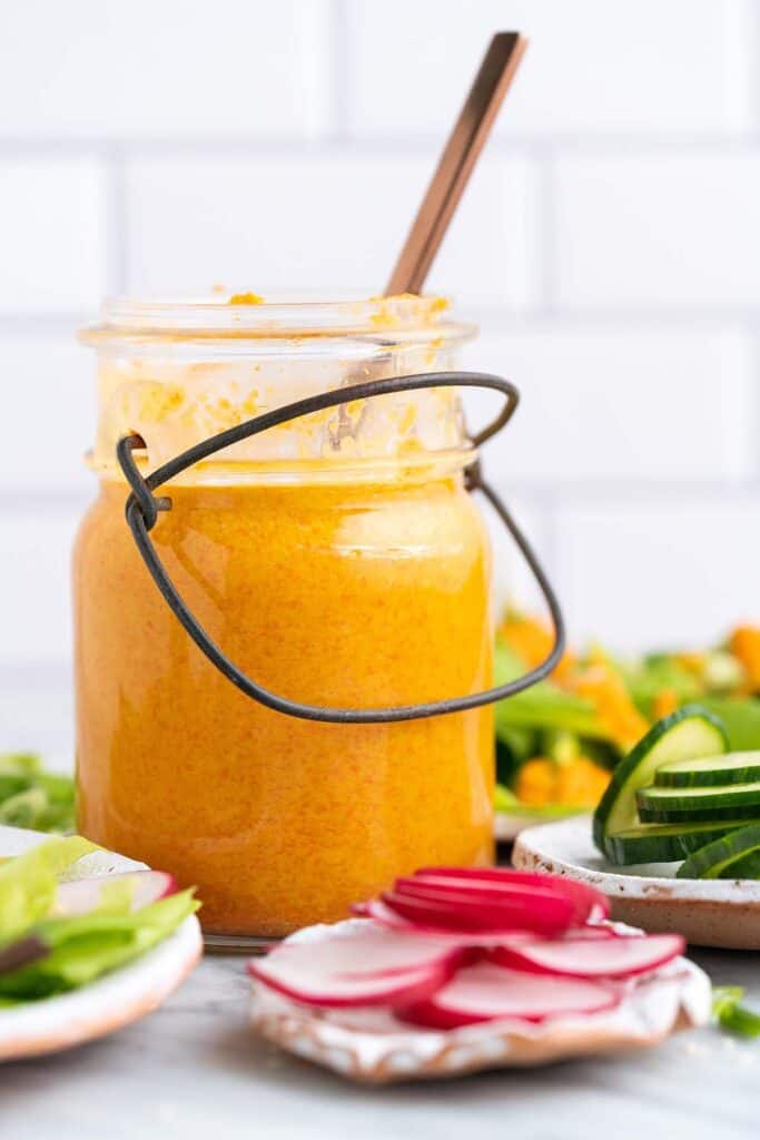 Japanese Carrot Ginger Dressing Recipe - An Edible Mosaic™