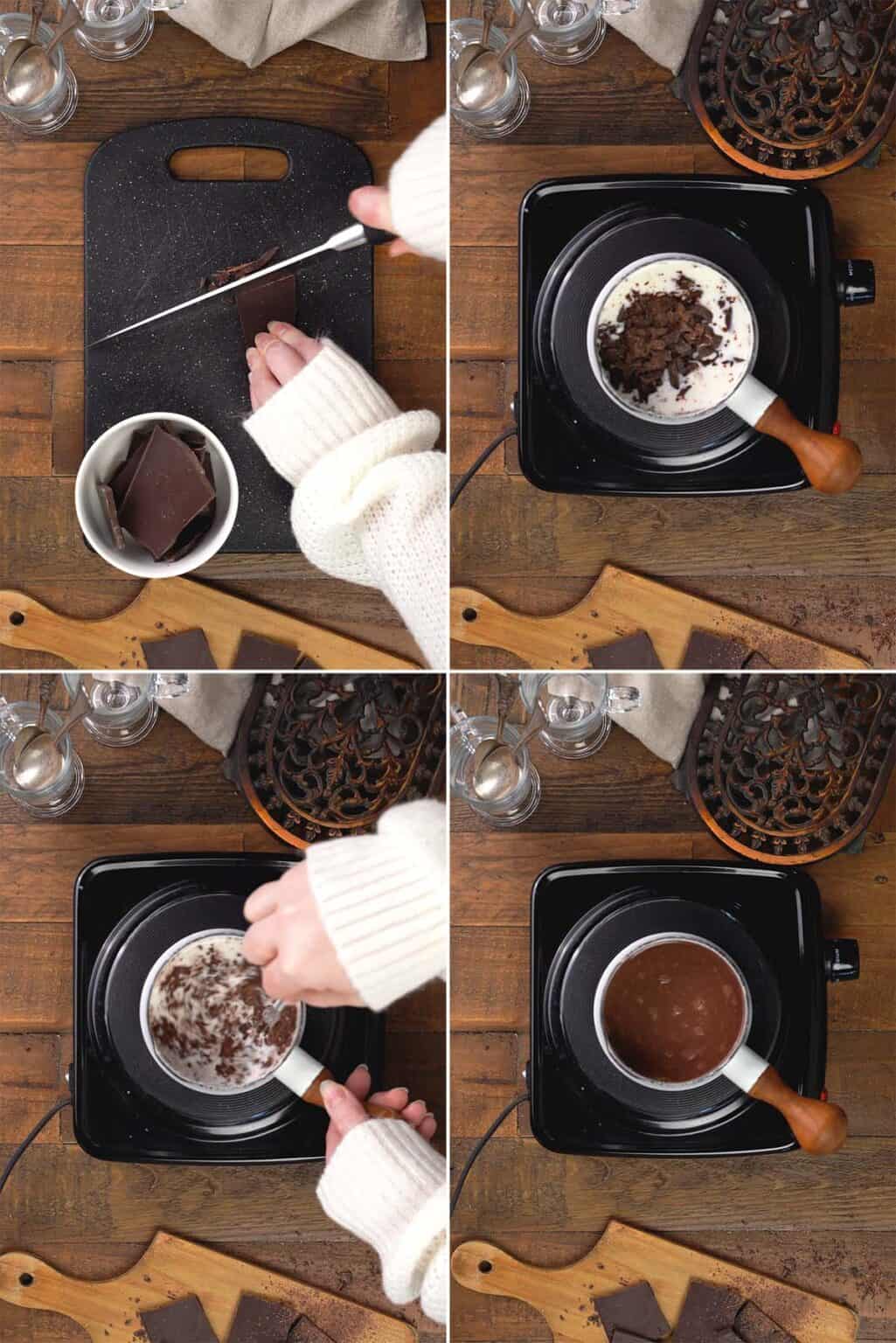 How to Make Drinking Chocolate (French Hot Chocolate)