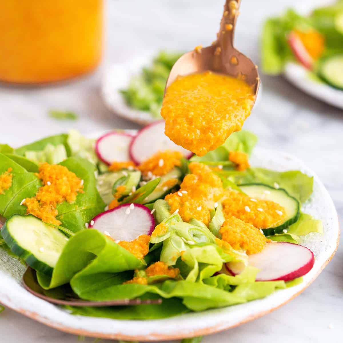 Japanese Ginger Dressing Carrot Ginger Dressing Basil And Bubbly