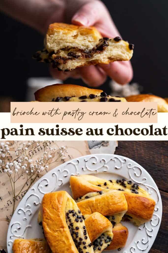 Pain Suisse au Chocolat - An Edible Mosaic™