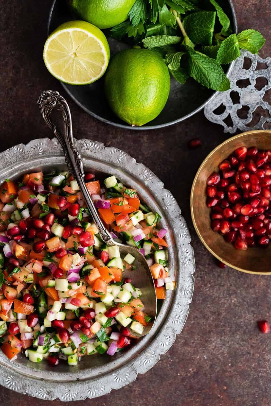 Salad Shirazi Recipe - An Edible Mosaic™