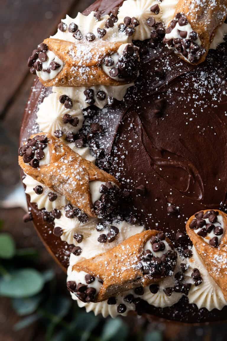 Cannoli Cake Recipe - An Edible Mosaic™