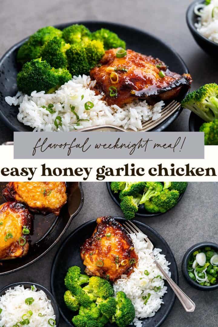 Easy Honey Garlic Chicken Recipe - An Edible Mosaic™