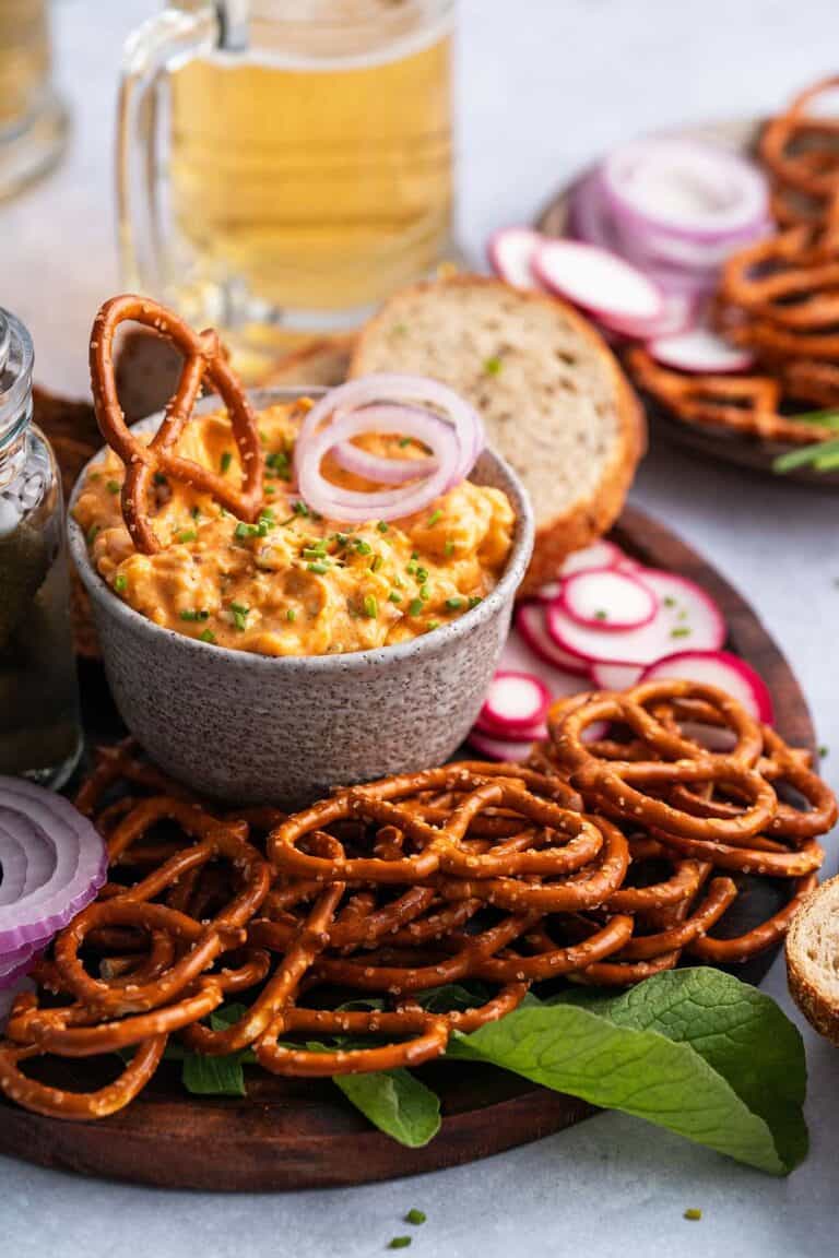 Obatzda Recipe (Easy German Beer Cheese Dip) {video} - An Edible Mosaic™