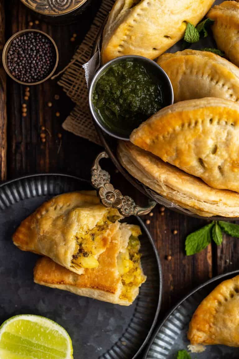 Baked Curry Puffs Recipe - An Edible Mosaic™