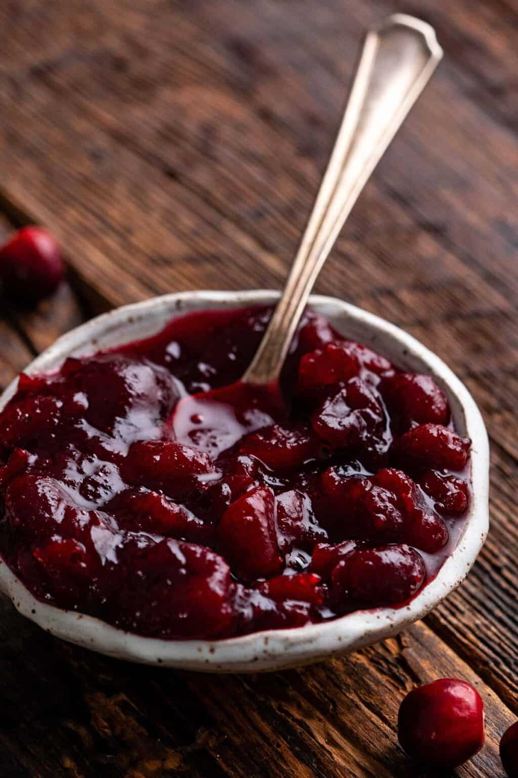 Spiced Cranberry Sauce Recipe - An Edible Mosaic™