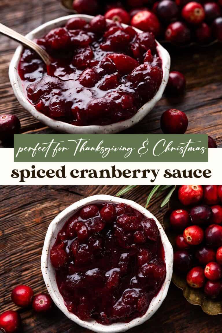 Spiced Cranberry Sauce Recipe - An Edible Mosaic™