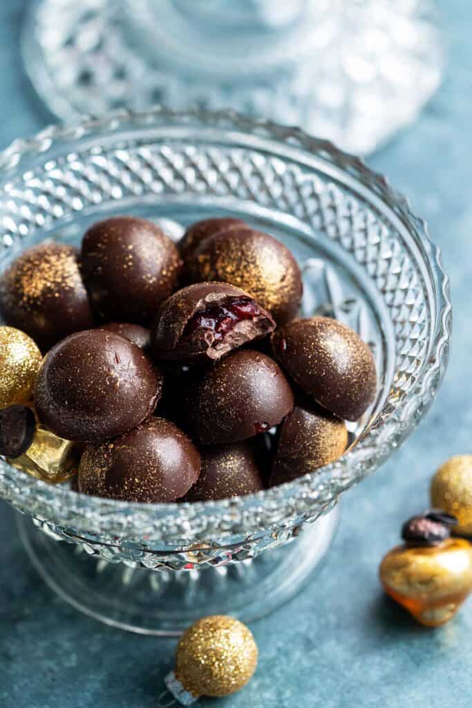 Cranberry Chocolates - Festive, Elegant & Surprisingly Easy Candy Recipe!