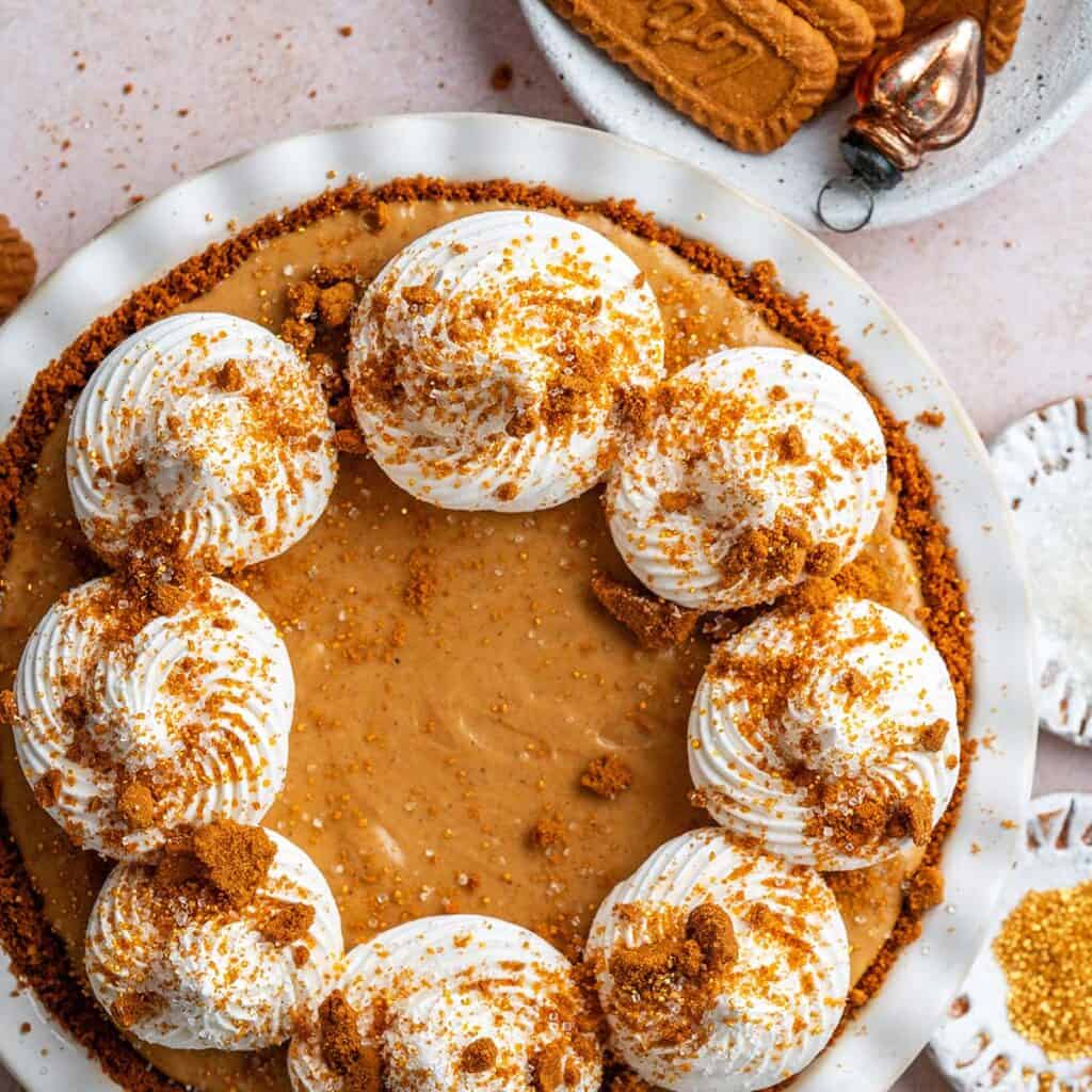 Gingerbread Pie - Easy and Festive for Christmas! - An Edible Mosaic™