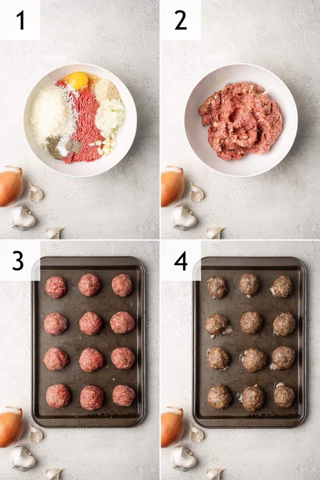 Easy From Scratch Meatball Sliders Recipe on Hawaiian Rolls - An Edible ...