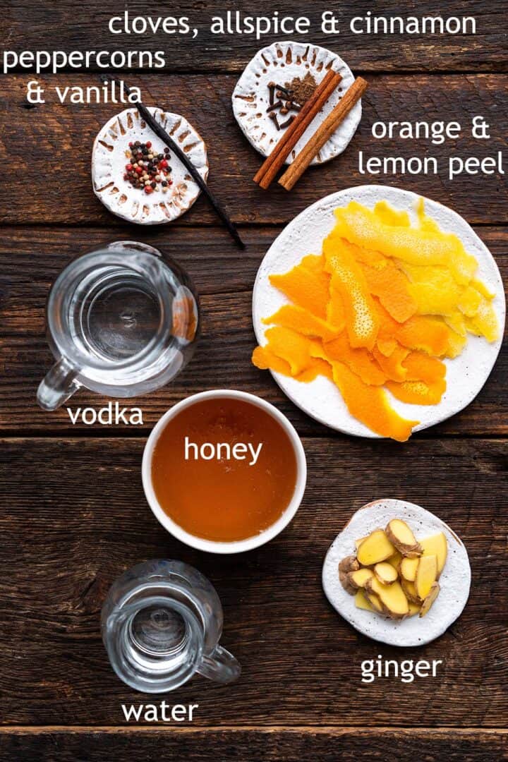 Polish Krupnik Vodka (Spiced Honey Liqueur) - An Edible Mosaic™