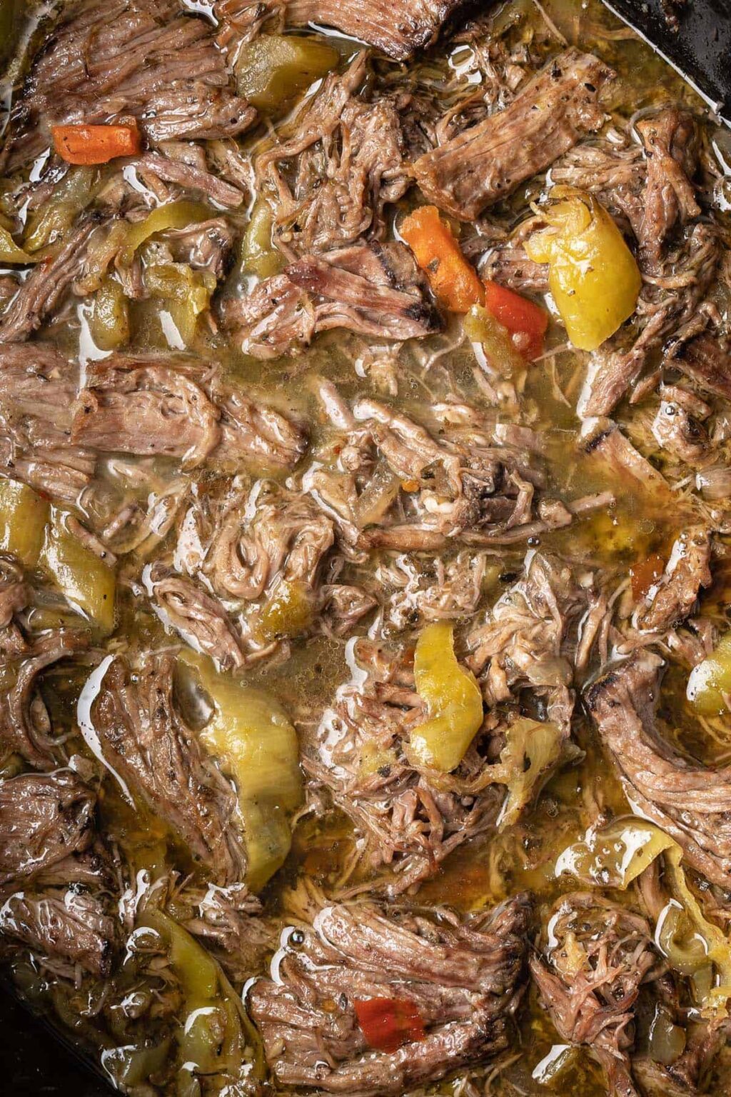 Chicago-Style Slow Cooker Italian Beef Sandwich Recipe - An Edible Mosaic™