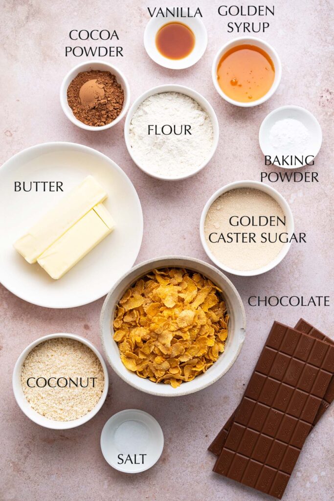 Aussie Crunch Recipe (Coconut Chocolate Slice) - An Edible Mosaic™