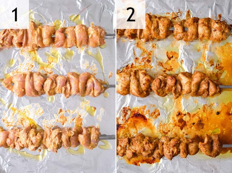 Chicken Shawarma Kebabs Recipe - An Edible Mosaic™