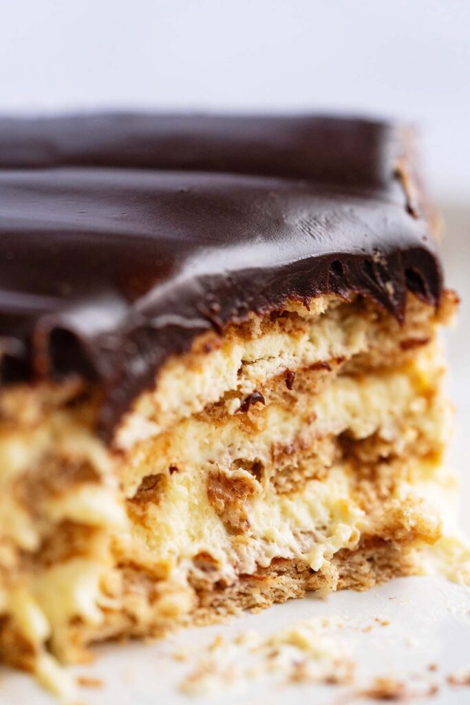 No Bake Chocolate Éclair Cake Recipe - An Edible Mosaic™