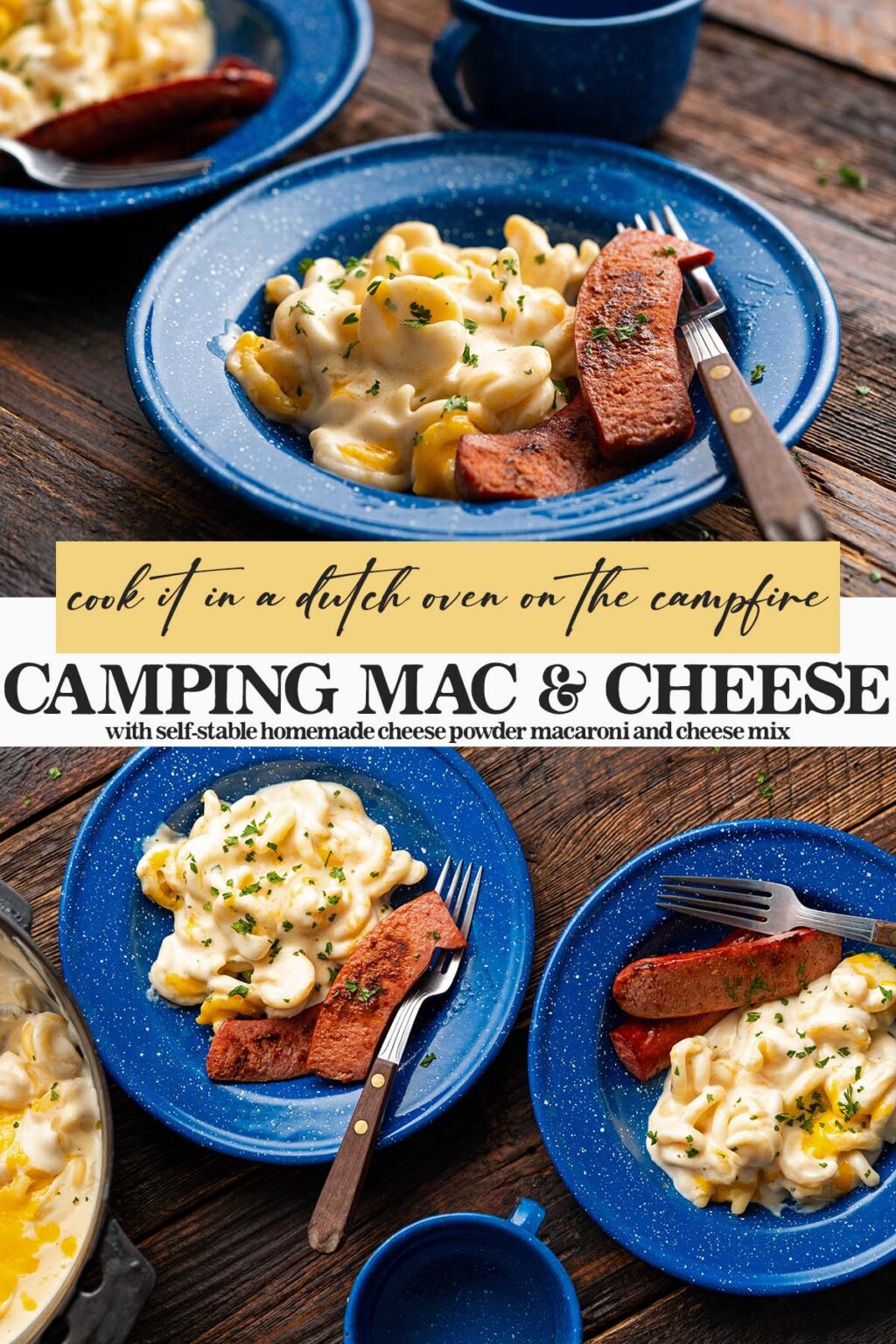No-Fuss Camping Mac & Cheese - Just Add Water! - An Edible Mosaic™