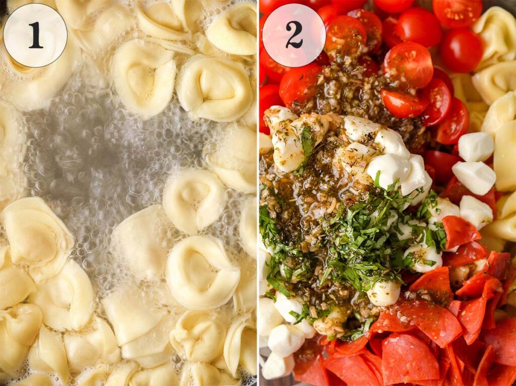 Everybody's Favorite Simple Tortellini Pasta Salad Recipe - An Edible ...