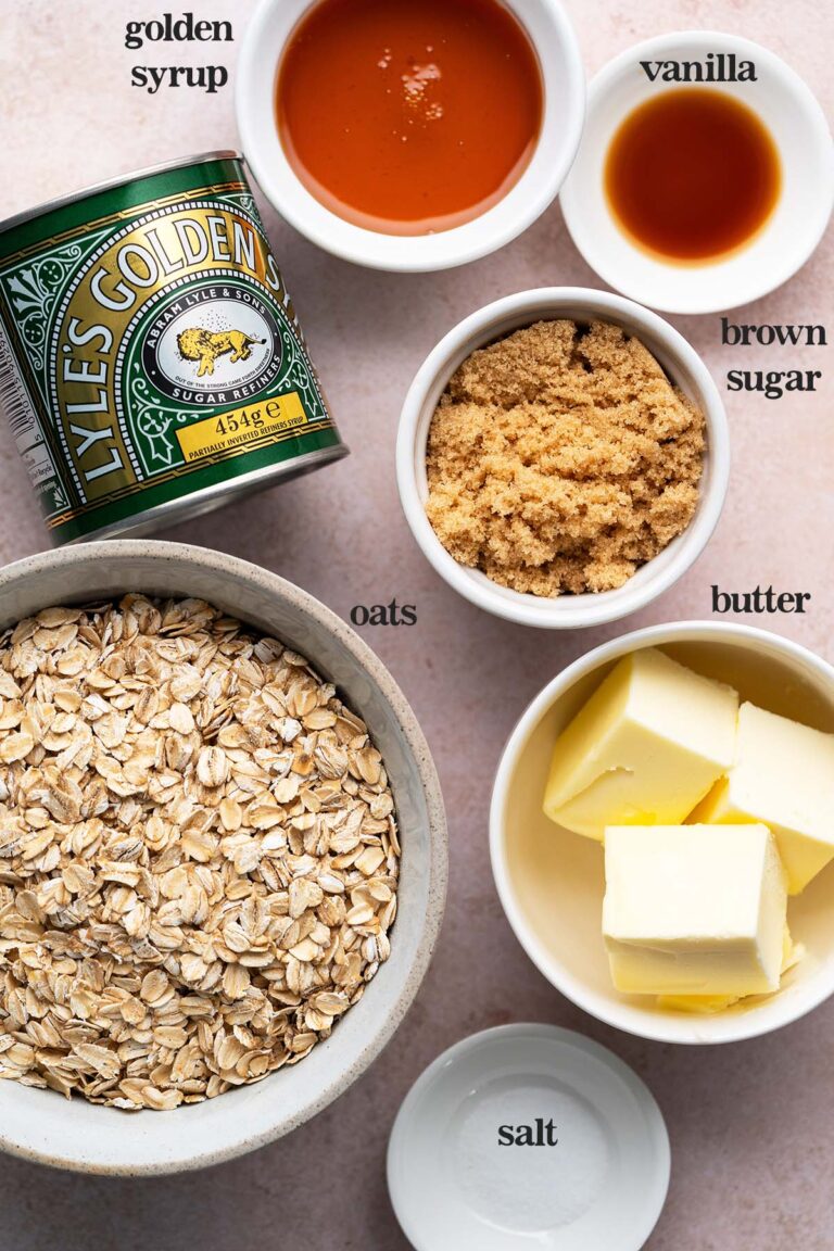 Easy Flapjack Recipe (British Golden Syrup Flapjacks) - An Edible Mosaic™