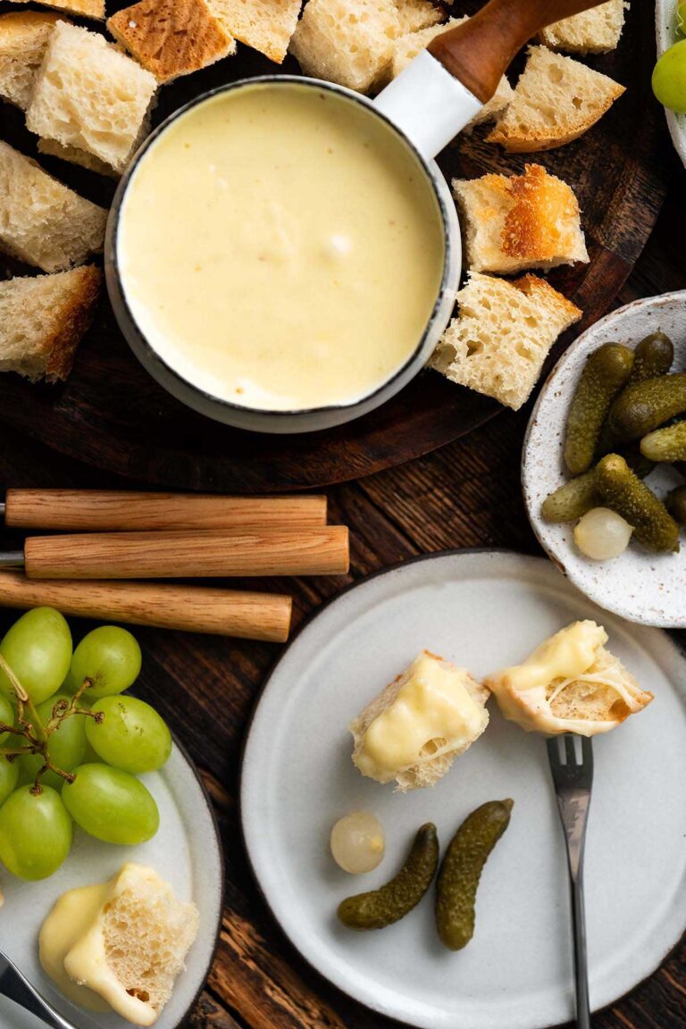 How to Make Cheese Fondue {video} - An Edible Mosaic™
