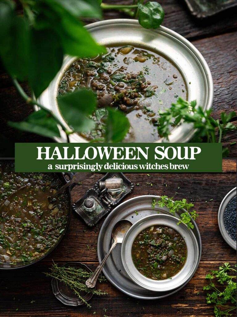 Pond Scum Halloween Soup {video} - An Edible Mosaic™