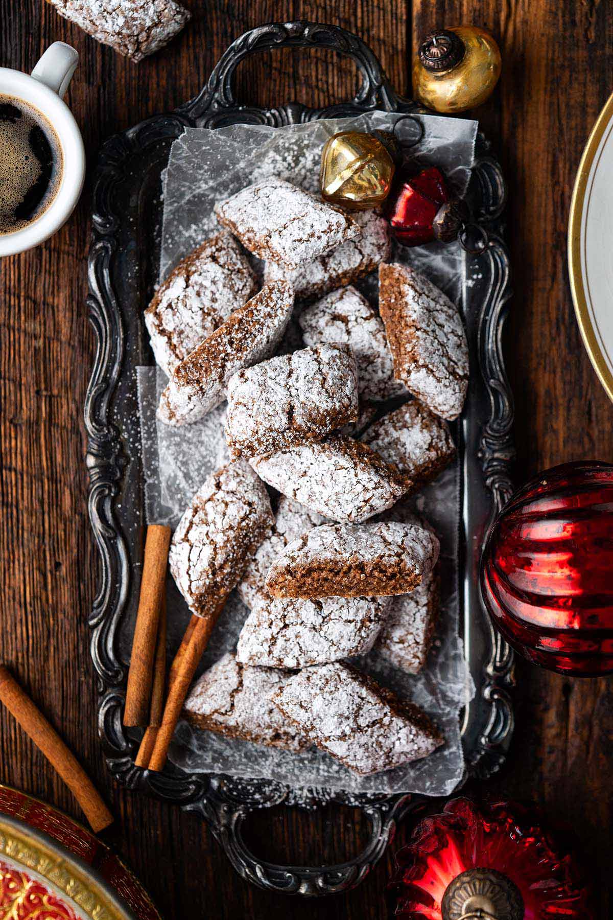 Castagnelle (Italian "Chestnuts" Christmas Cookies) - An Edible Mosaic™