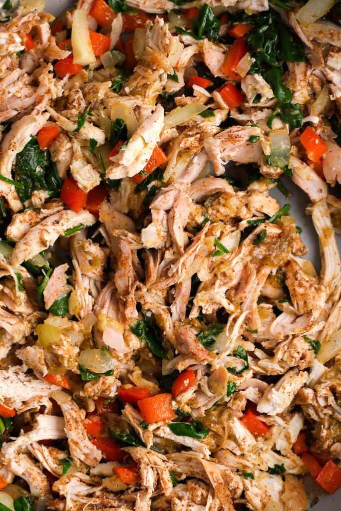 Easy High Protein Chicken Meal Prep Burritos Recipe - An Edible Mosaic™