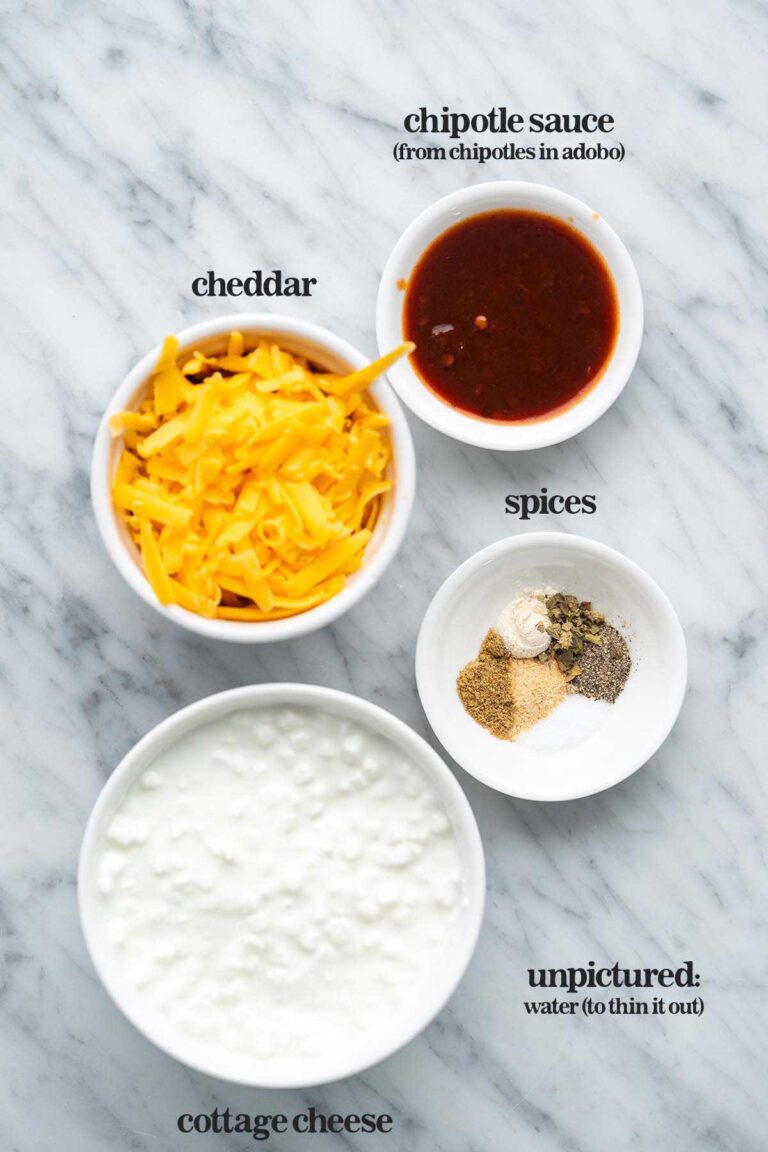 5-Minute High-Protein Cottage Cheese Queso Recipe - An Edible Mosaic™