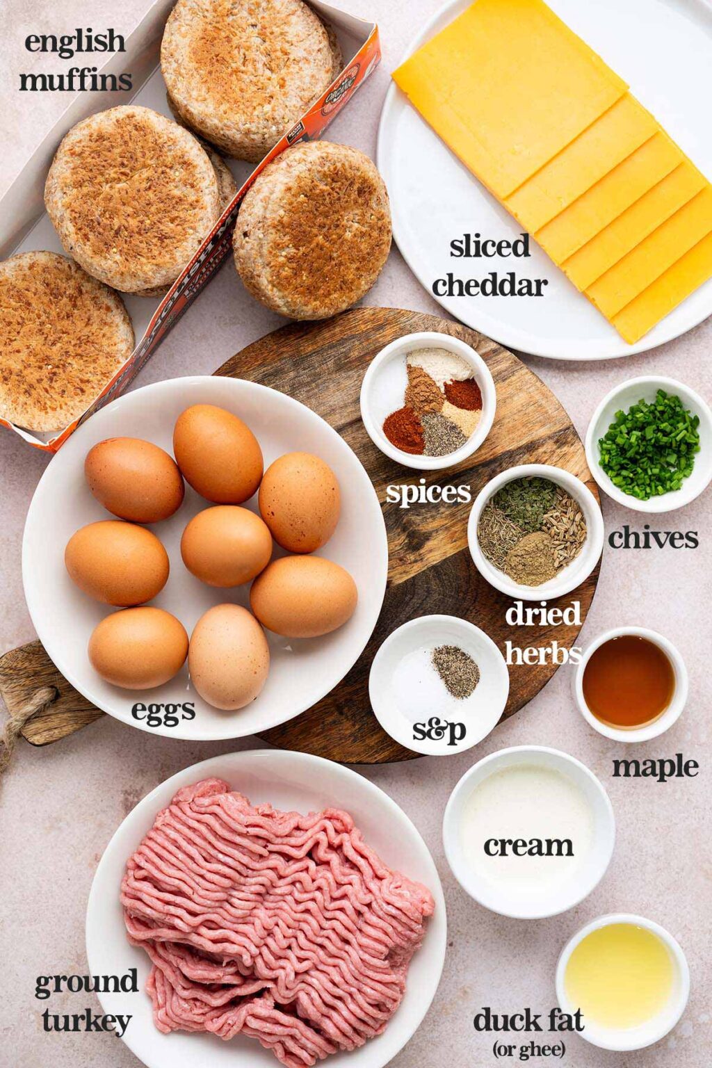 High Protein Meal Prep Breakfast Sandwiches - An Edible Mosaic™
