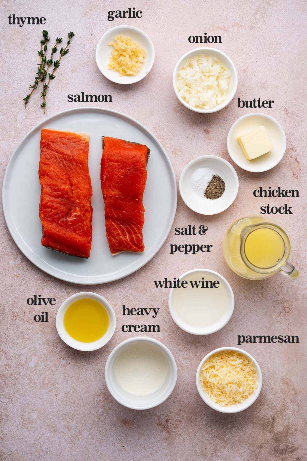 15-Minute Salmon with Cream Sauce Recipe - An Edible Mosaic™
