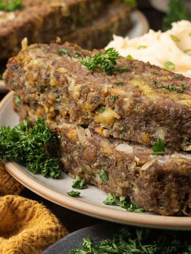 Stuffing Meatloaf Recipe (With Stove Top Cornbread Dressing Mix) - An ...