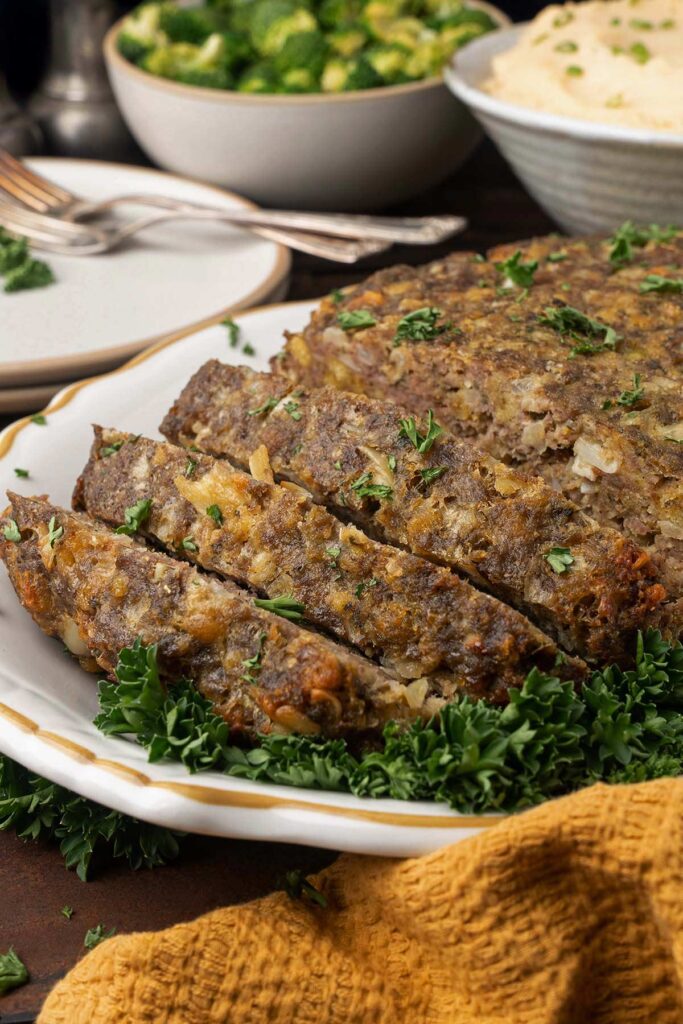 Meatloaf Recipe Made with Stove Top Stuffing Mix - An Edible Mosaic™