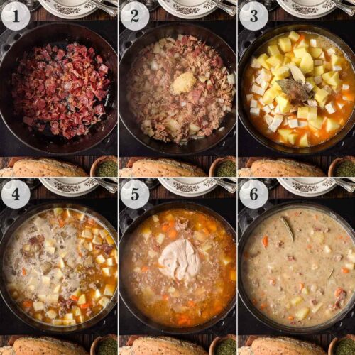 Żurek (Polish Sour Rye Soup Recipe) {video} - An Edible Mosaic™