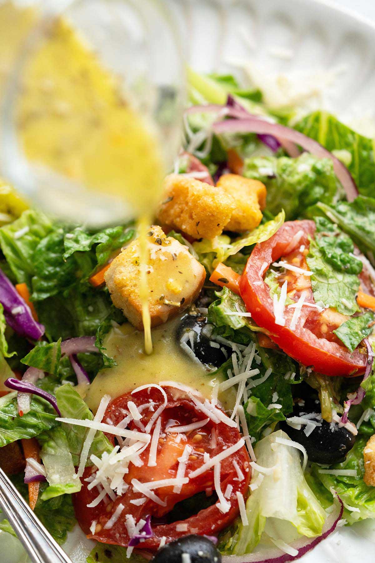 Copycat Olive Garden Salad Dressing Recipe - An Edible Mosaic™