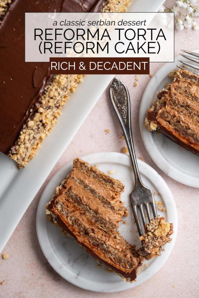 Serbian Reforma Torta (Reform Cake) - An Edible Mosaic™