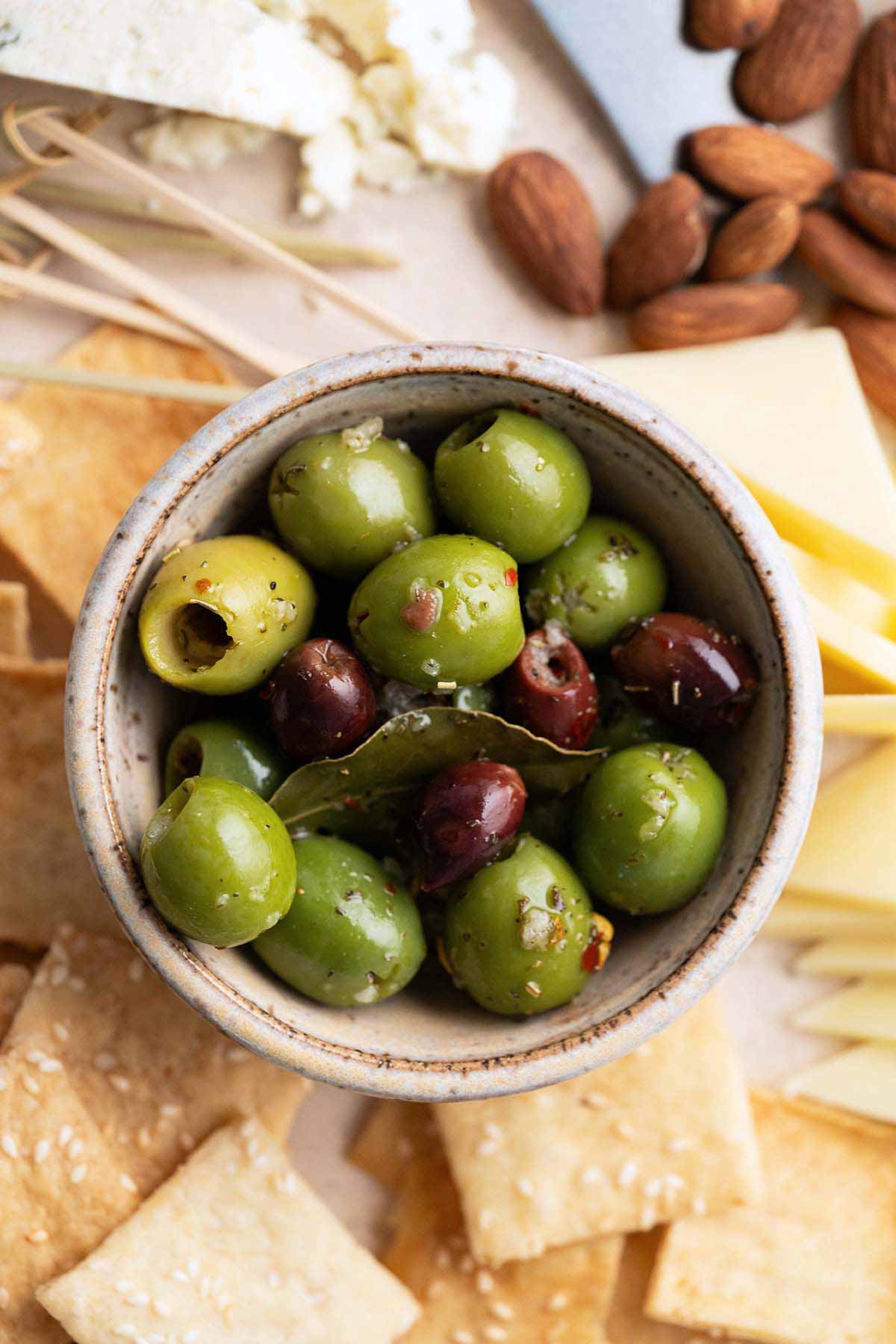 Marinated Olives Recipe (Easy & Budget-Friendly!) - An Edible Mosaic™