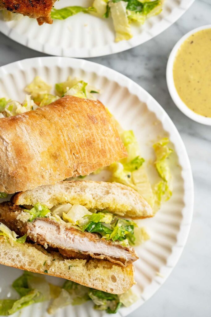 Chicken Caesar Sandwich Recipe - An Edible Mosaic™