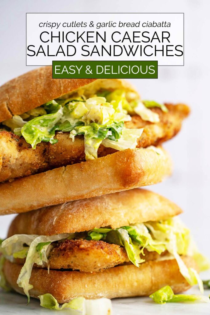 Chicken Caesar Sandwich Recipe - An Edible Mosaic™
