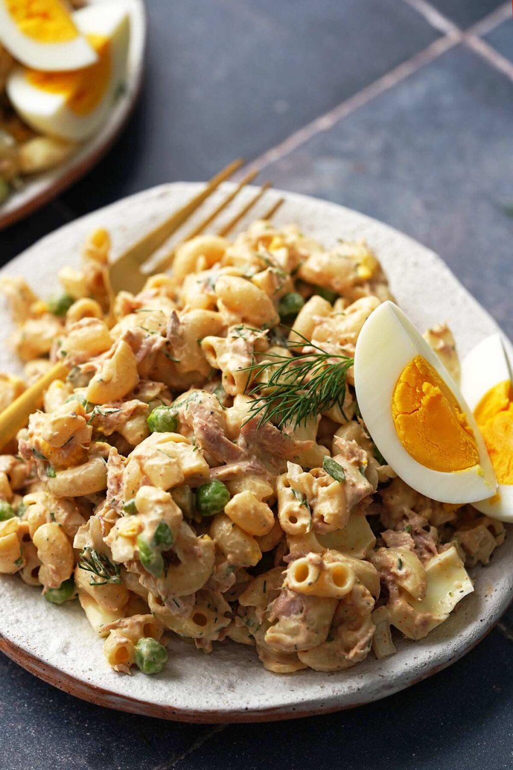Protein Tuna Pasta Salad Recipe - Great For Meal Prep! - An Edible Mosaic™